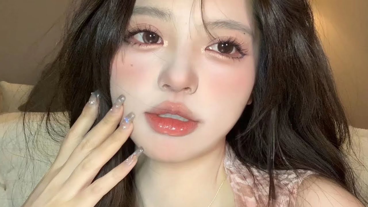 투명 수채화 메이크업 ️ Douyin Makeup Tutorial 🐈 Korean Ulzzang Makeup 🐈 - YouTube