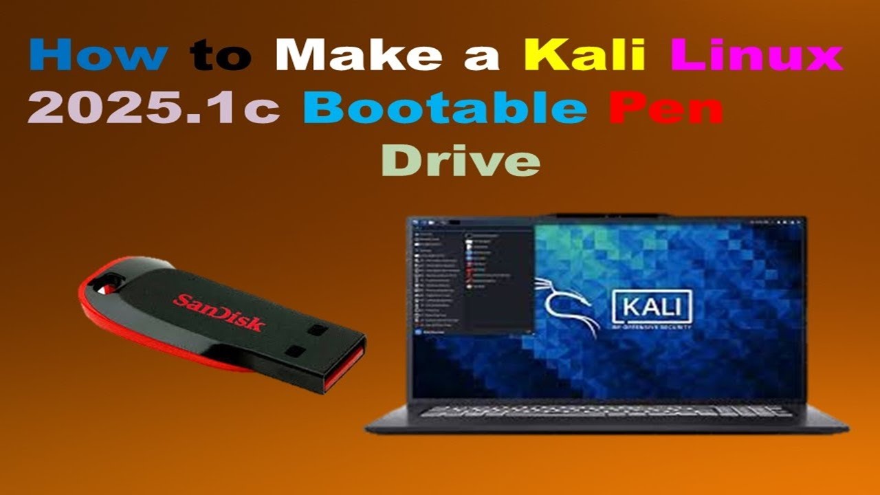 How to Make a Kali Linux 2025.1c Bootable Pen Drive - YouTube
