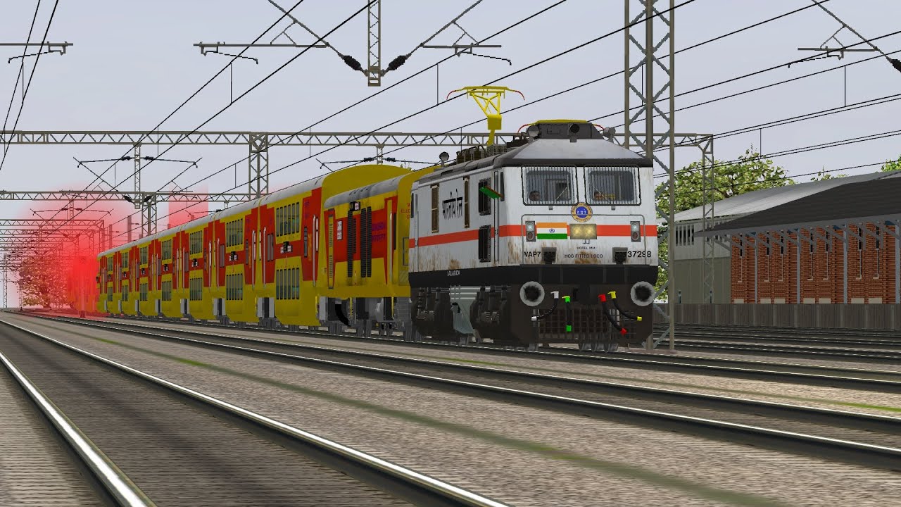 DEPARTURE & ARRIVAL OF TRAINS | MSTS TRAIN SIMULATOR | INDIAN ADDONS # ...