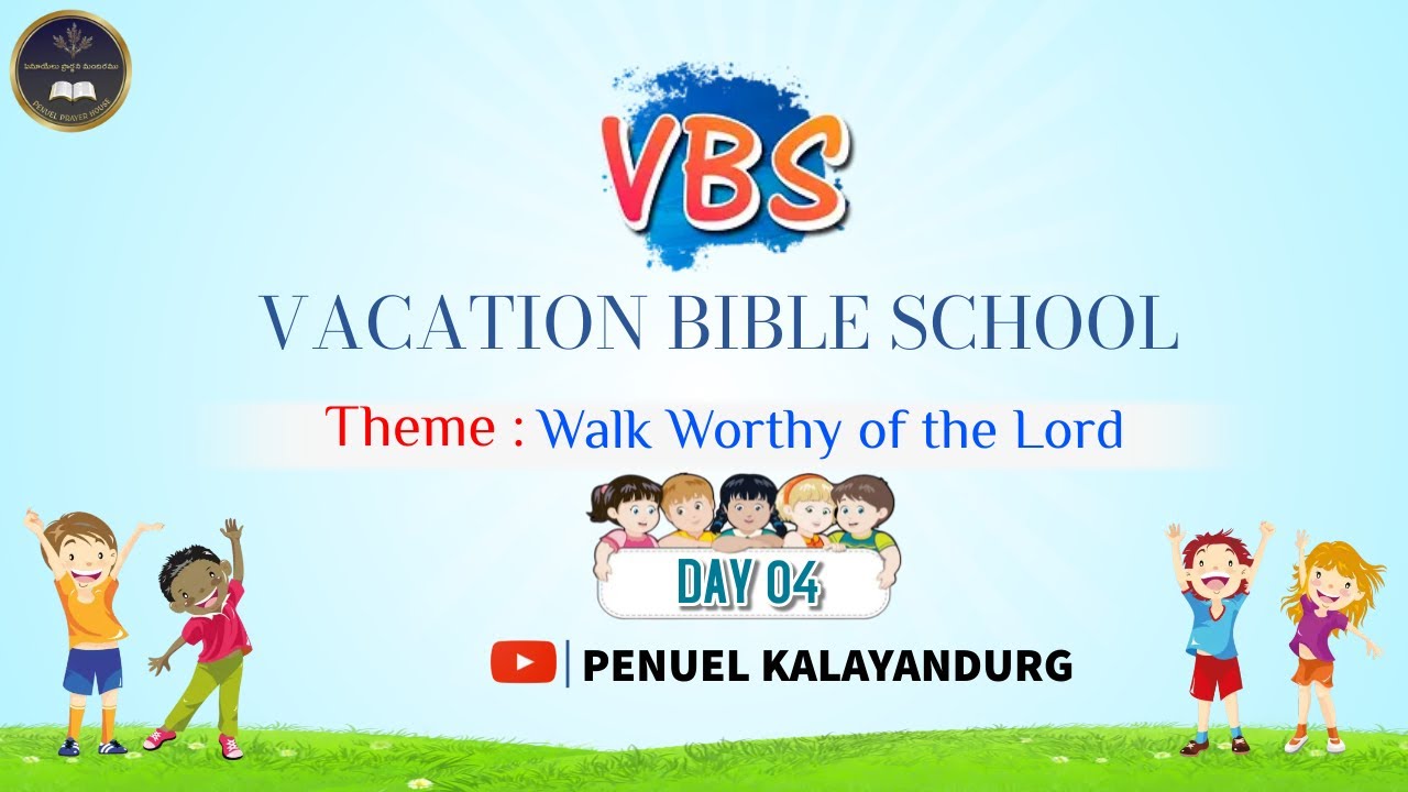 VBS DAY -4 AFTERNOON || 01 JUNE 2023 || BRO.MANJIT PAUL {SERVANT OF GOD ...