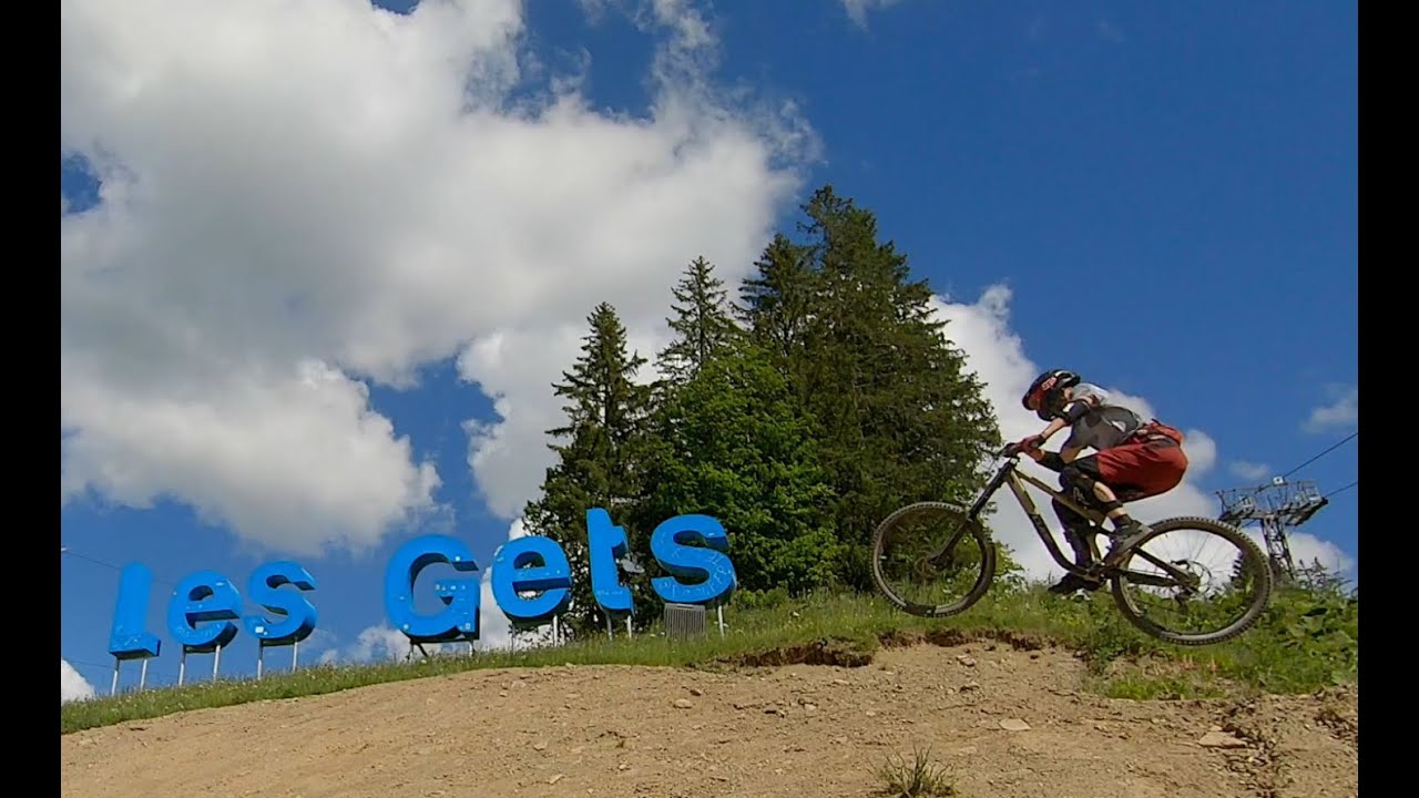 First Time Mountain Biking Les Gets, France - YouTube