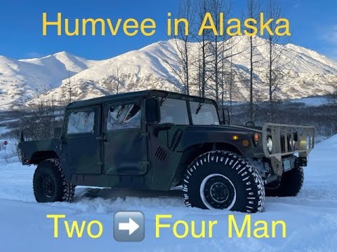 Humvee in Alaska 2 to 4 man and ride up Hatcher's Pass Alaska - YouTube