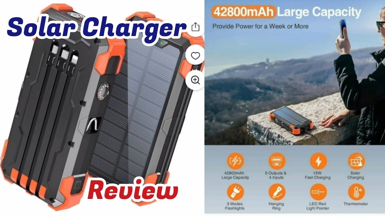 GOODaaa 45,800 mAh Solar Power Bank Review — Off-Grid, Van Life ...