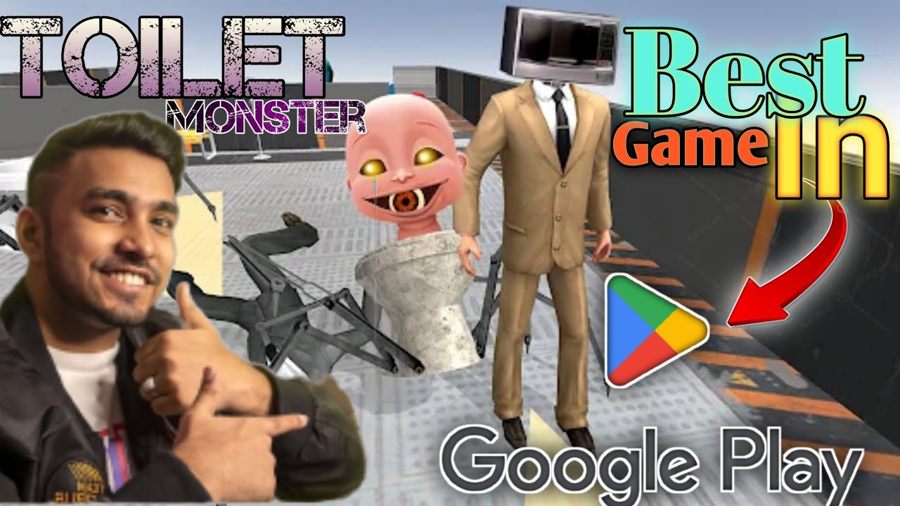 Toilet monster attached me 😮 #video - YouTube