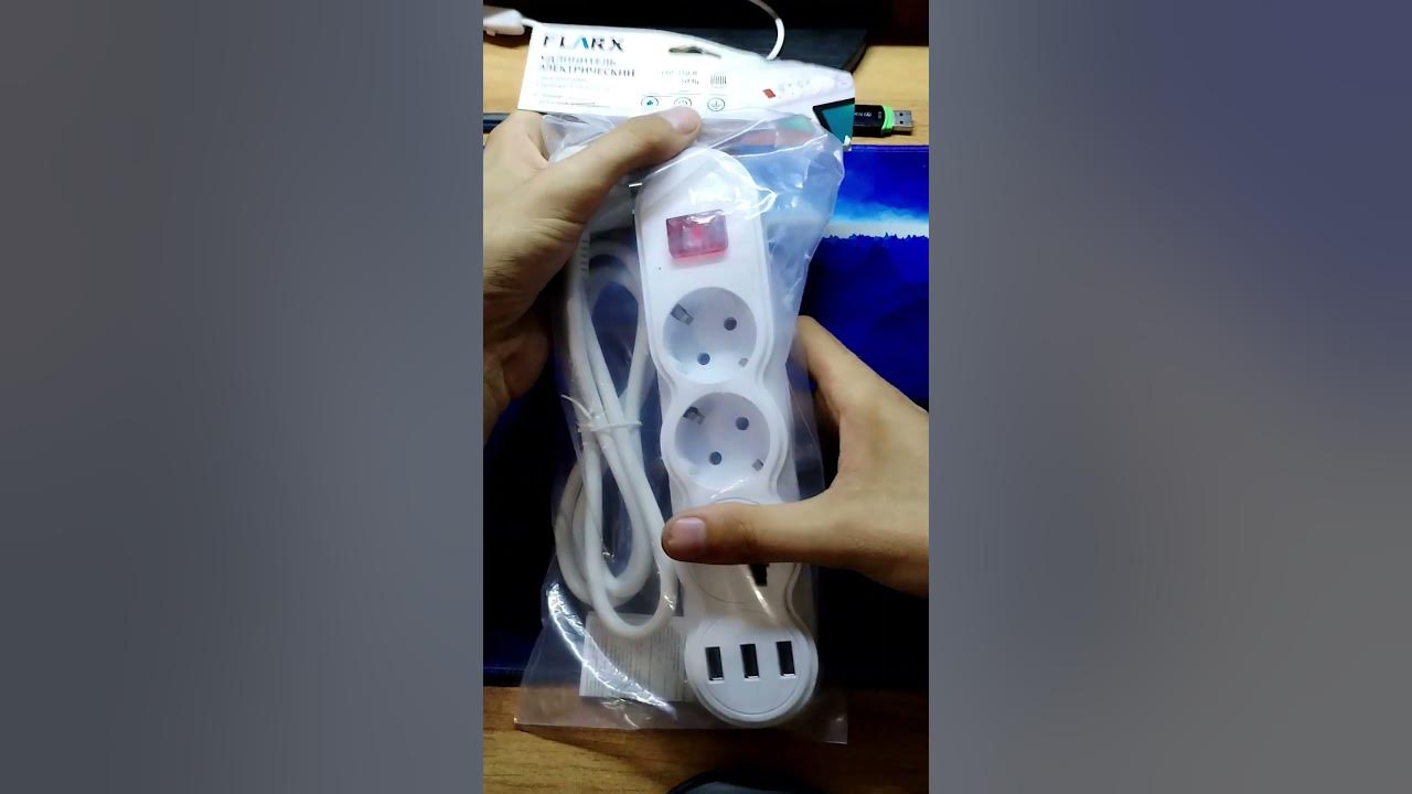 Удлинитель электрический с USB разъёмами из магазина FIX PRICE - YouTube