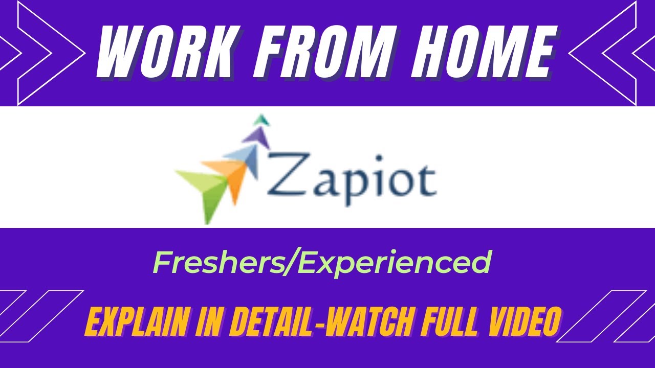 Zapiot is Hiring| Jobs For Freshers | | Latest Jobs For Graduates 2022 ...