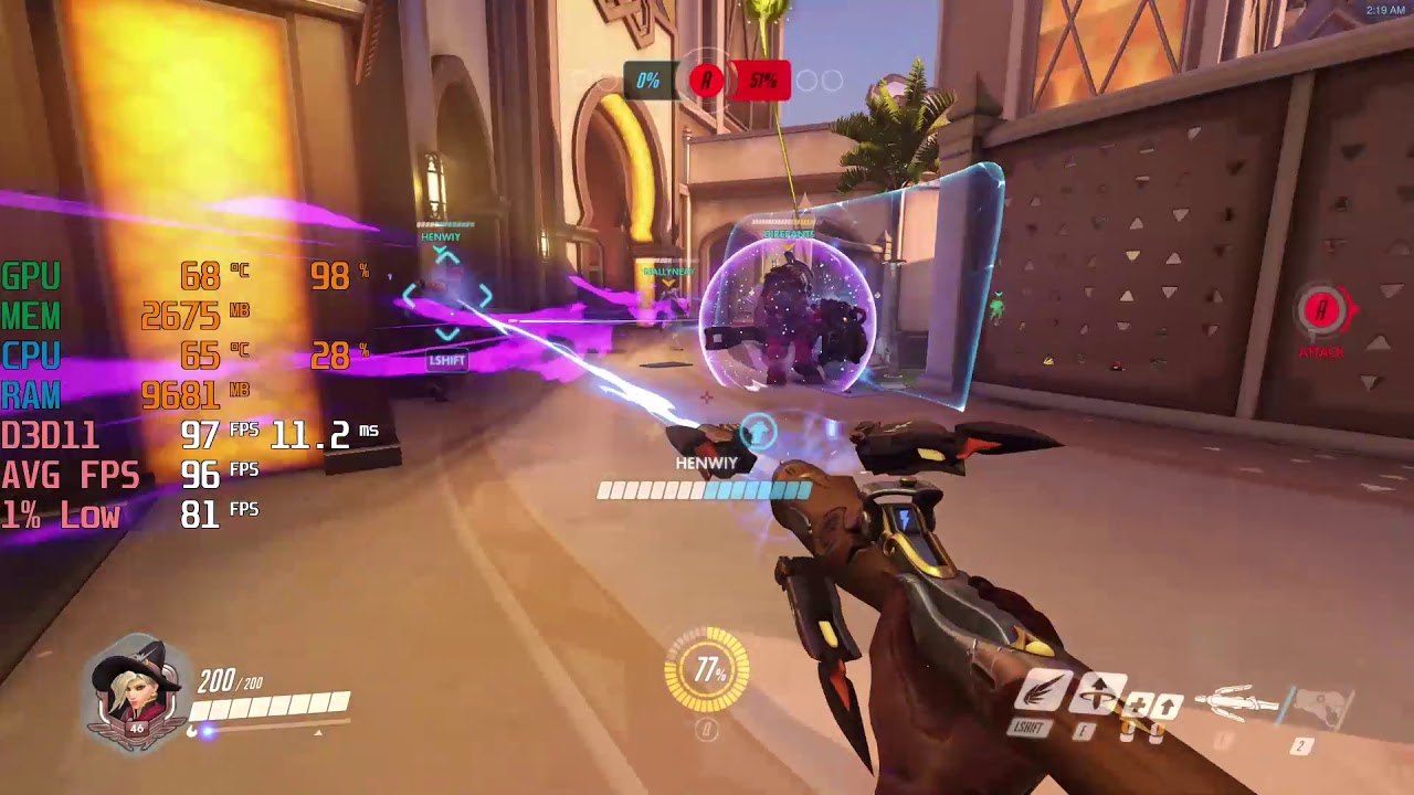 Overwatch / OW - i5 10400F + GTX 1650 GDDR6 - 1080p Max & Low Settings ...