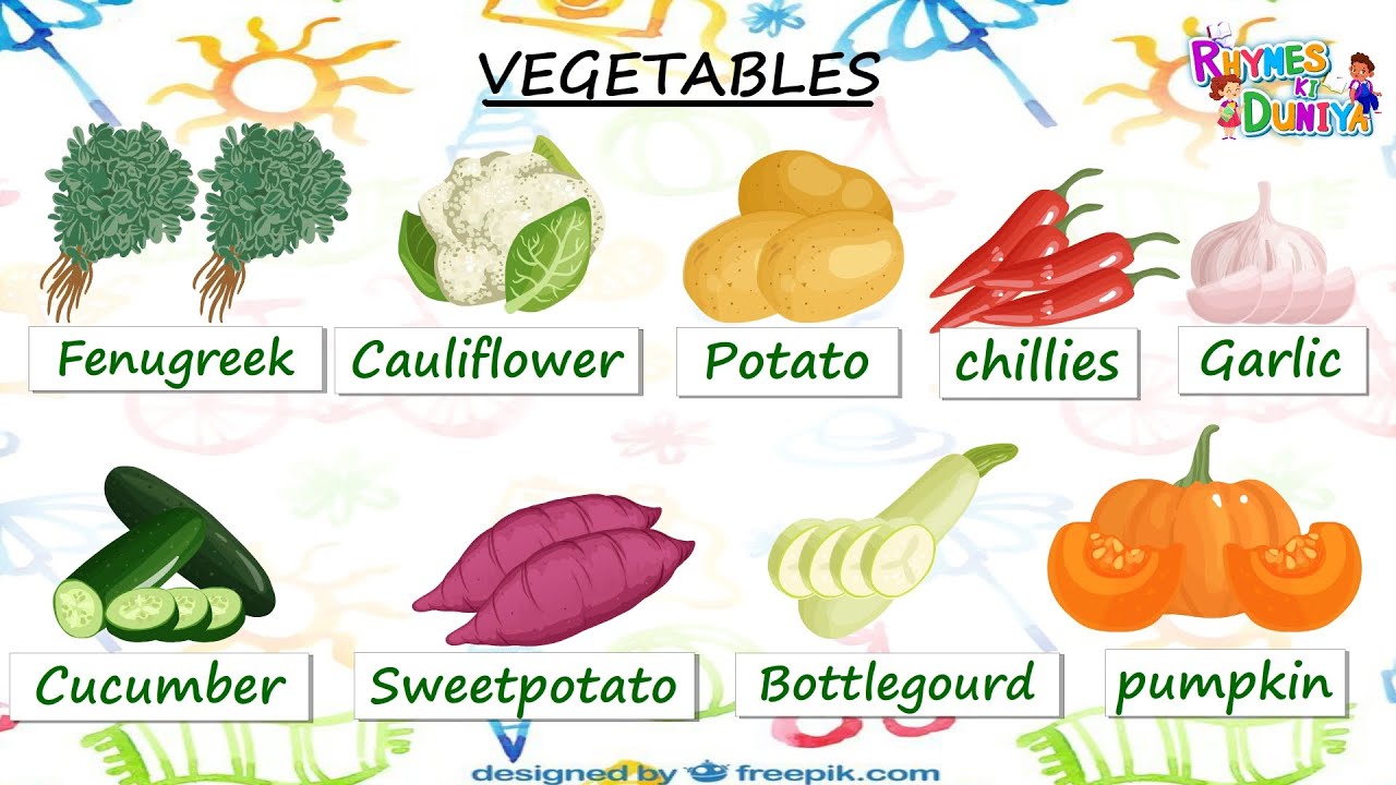 Vegetable Names Made Easy: Fun Learning for Kids! Let's Get Veggie! Fun ...