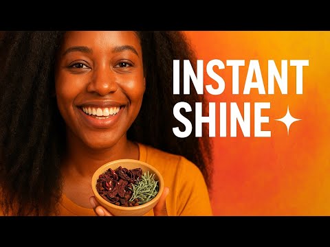 I sprayed this on My Hair… INSTANT GLASS SHINE! 😱✨