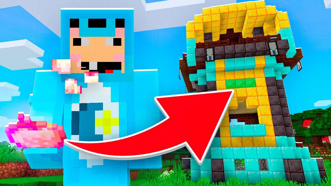 MINECRAFT, PERO COMIENDO GENERO ESTRUCTURAS ( SUPER CHETADO ) - YouTube