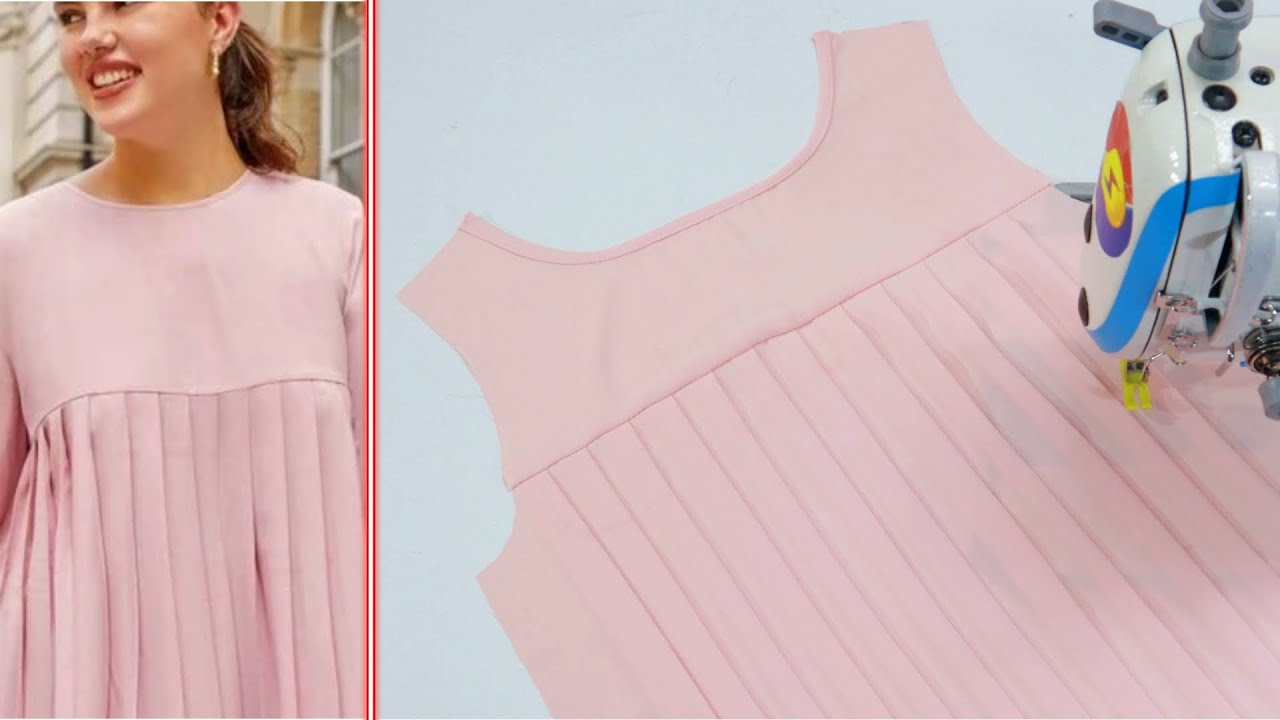 Pintucks Neck Design Cutting and Stitching | Sewing Tips and Tricks for ...