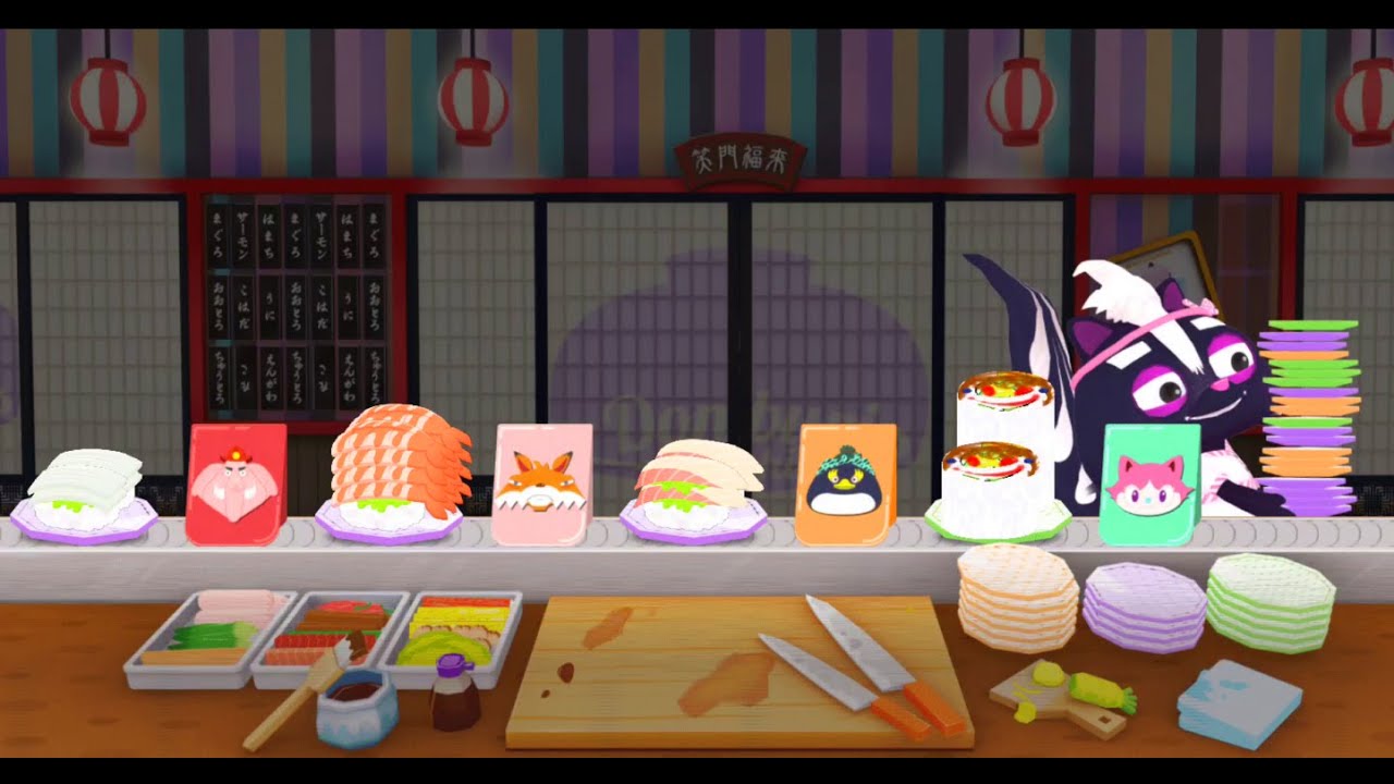 TO-FU Oh!SUSHI Play Creat, Decorate & Serve Sushi - Funny Cooking Games ...