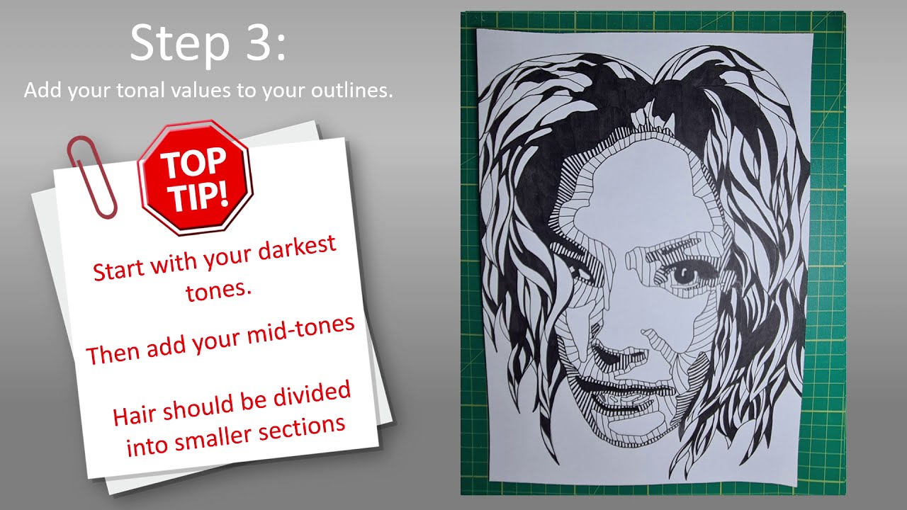 YEAR 9 PORTRAITS - Luke Dixon Part 2: THE FULL PORTRAIT - YouTube