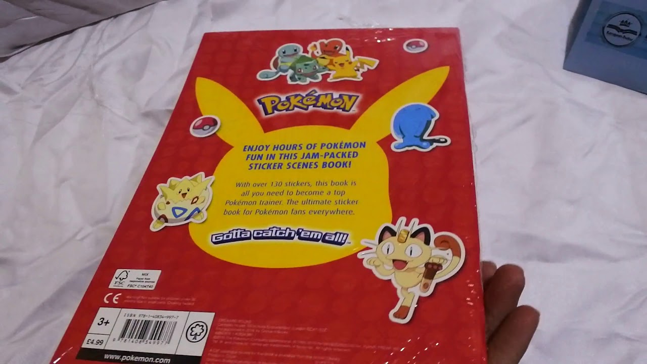 Buku The Official Pokemon Sticker Book : With over 130 Stickers - YouTube