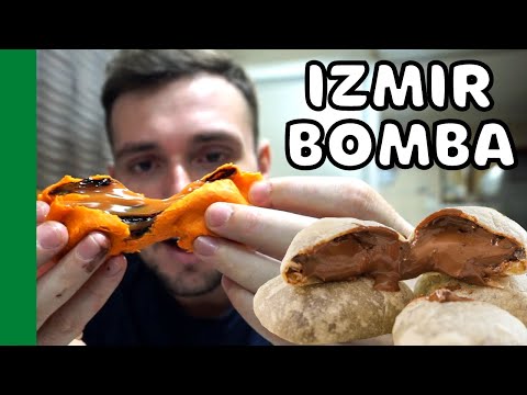 Izmir's CHOCOLATE EXPLOSION | Trying Celebi Bomba in Izmir, Turkey