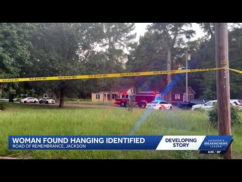 Woman found hanging from tree in Jackson identified