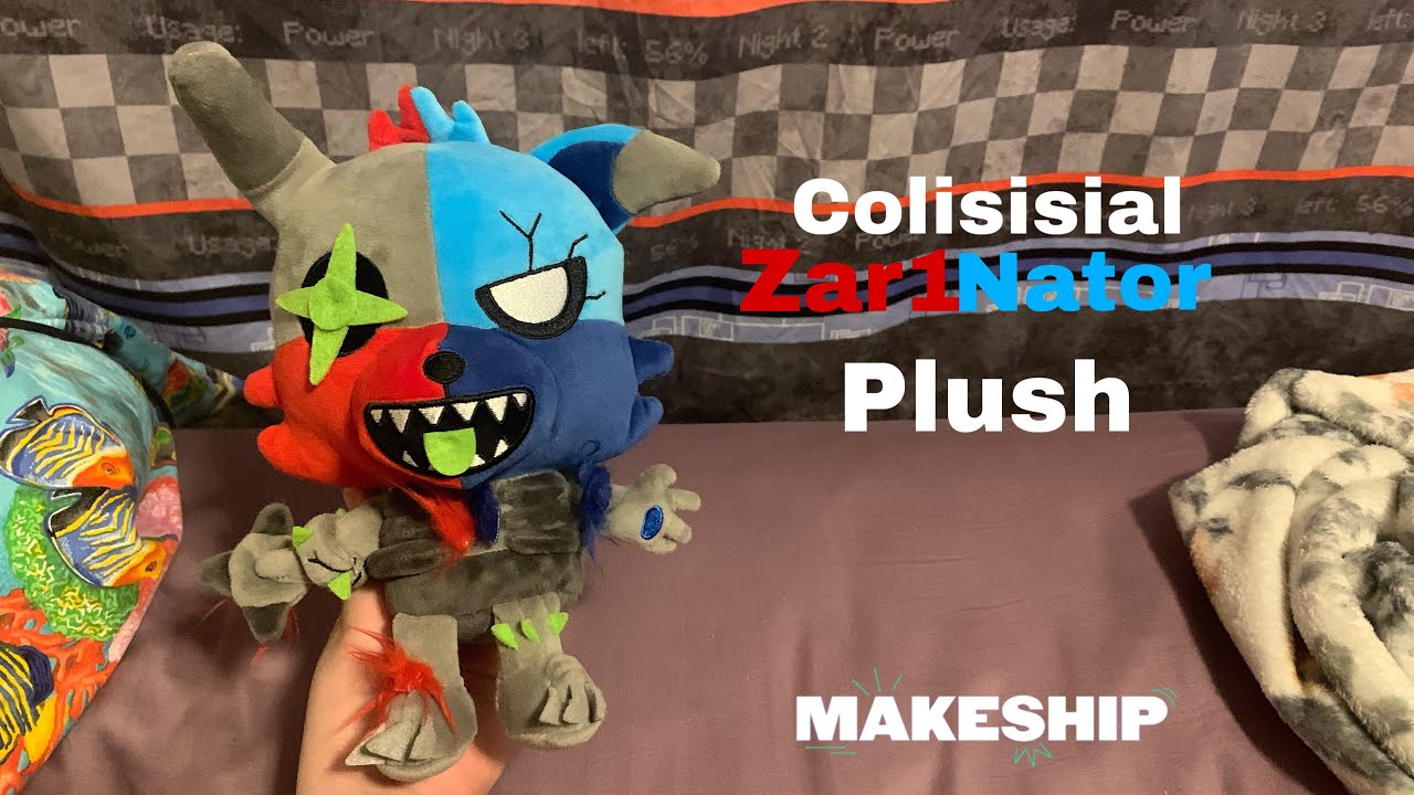 Makeship Colisisial ZAR1NATOR plush (Unboxing And Review) - YouTube