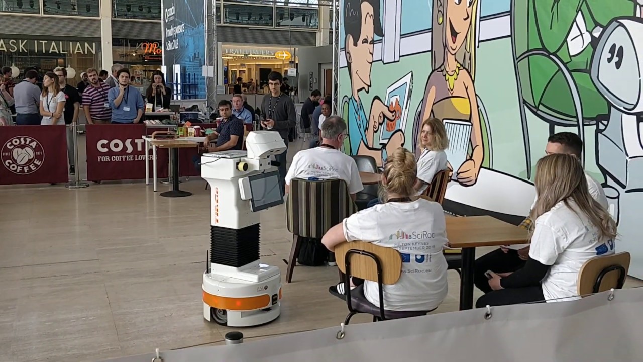 Gentlebot SciRoc Restaurant Trial 1 - YouTube
