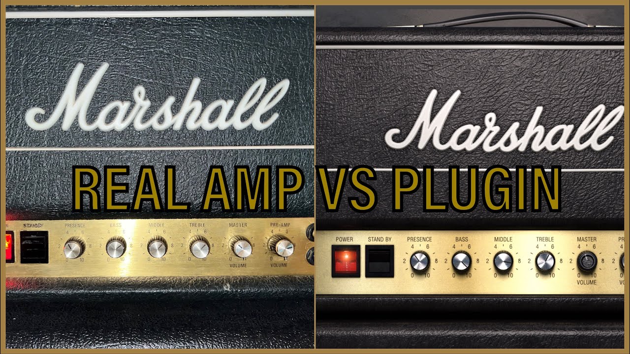 Softube Marshall JMP 2203 vs Real Amp (1977 JMP 2203) - YouTube