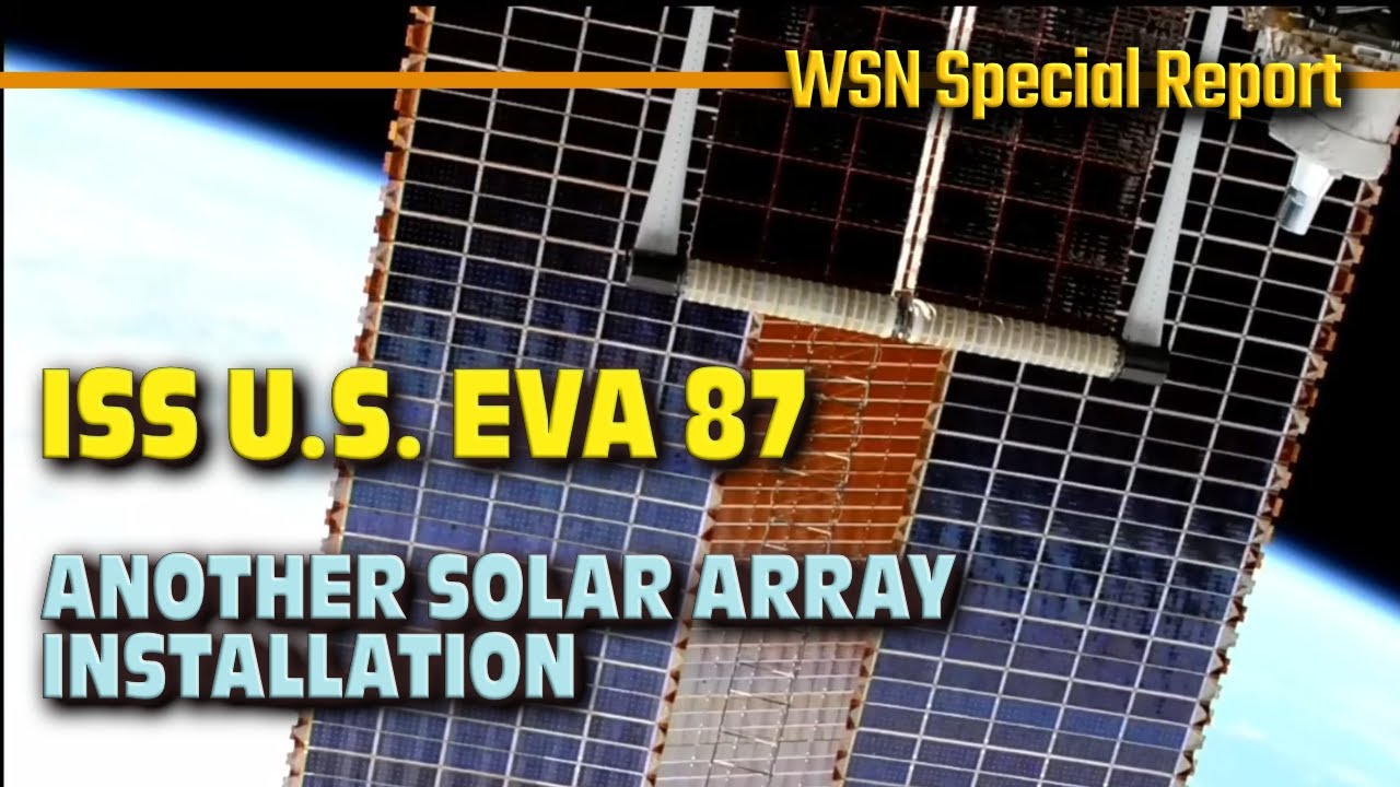 Another Successful IROSA Roll-out Solar Array Installation on the ISS ...