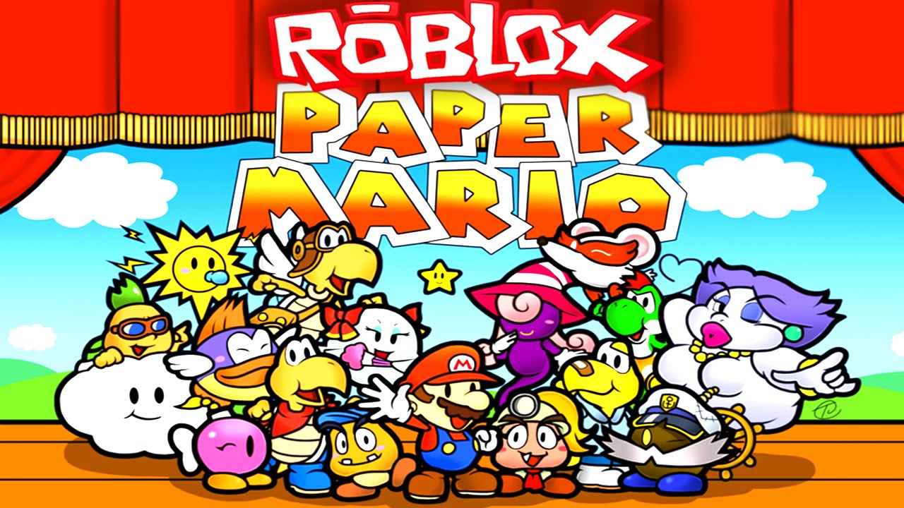 ROBLOX Paper Mario Adventure!! - Adventure Story Minigame In Roblox ...