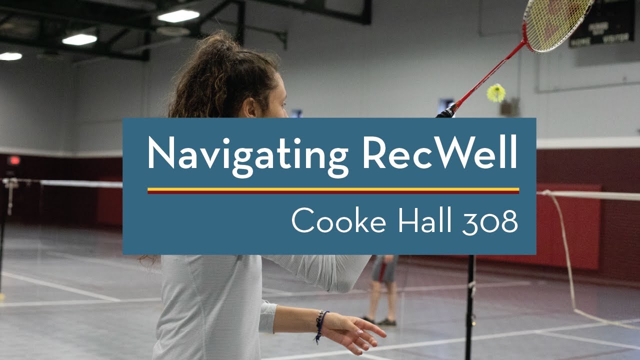 Navigating RecWell: Cooke Hall 308 - YouTube