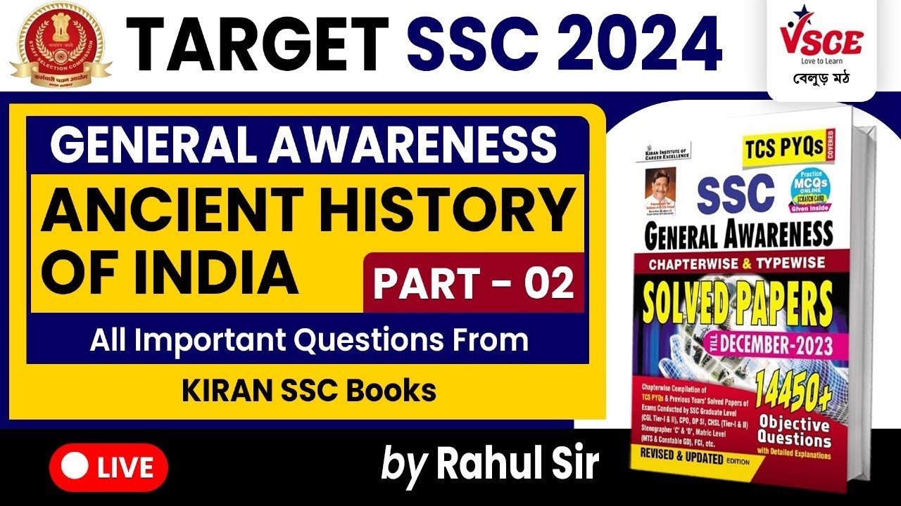 Ancient Indian History (Part - 2) | Kiran GS Book Solution | Most ...
