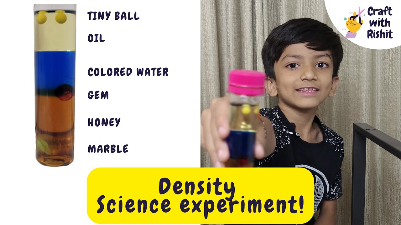 Density Science experiment for kids! - YouTube