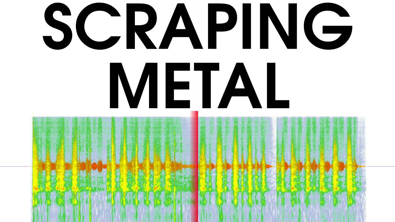 Scraping Metal Sound Effect - YouTube