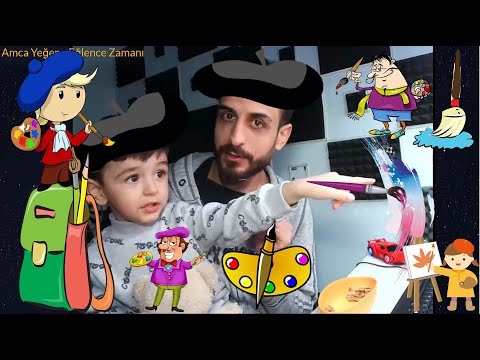 Amca Yeğen Boyama Oyunu Oynuyoruz