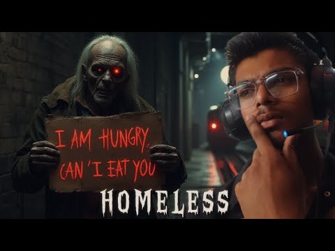 This Homeless Ghost Wants to Eat Me 😣 (Homeless Horror Game) - YouTube