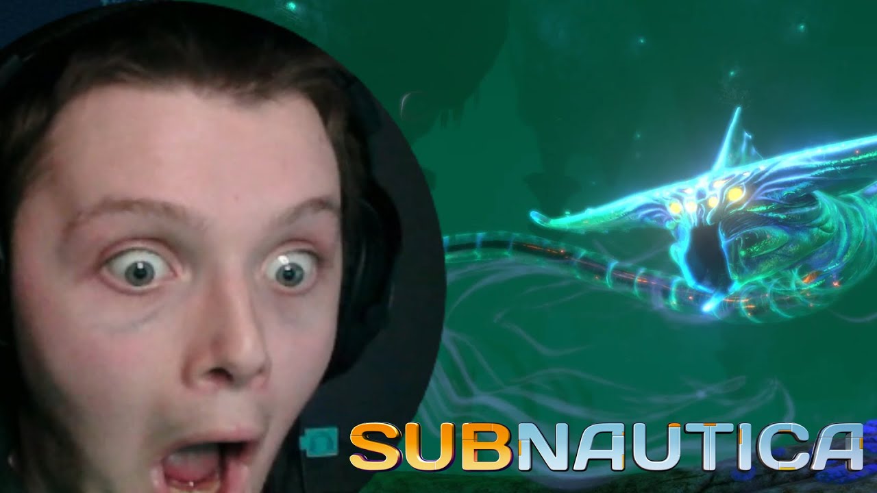 THE GIANT GHOST WORM!!!!! Subnautica #5 - YouTube