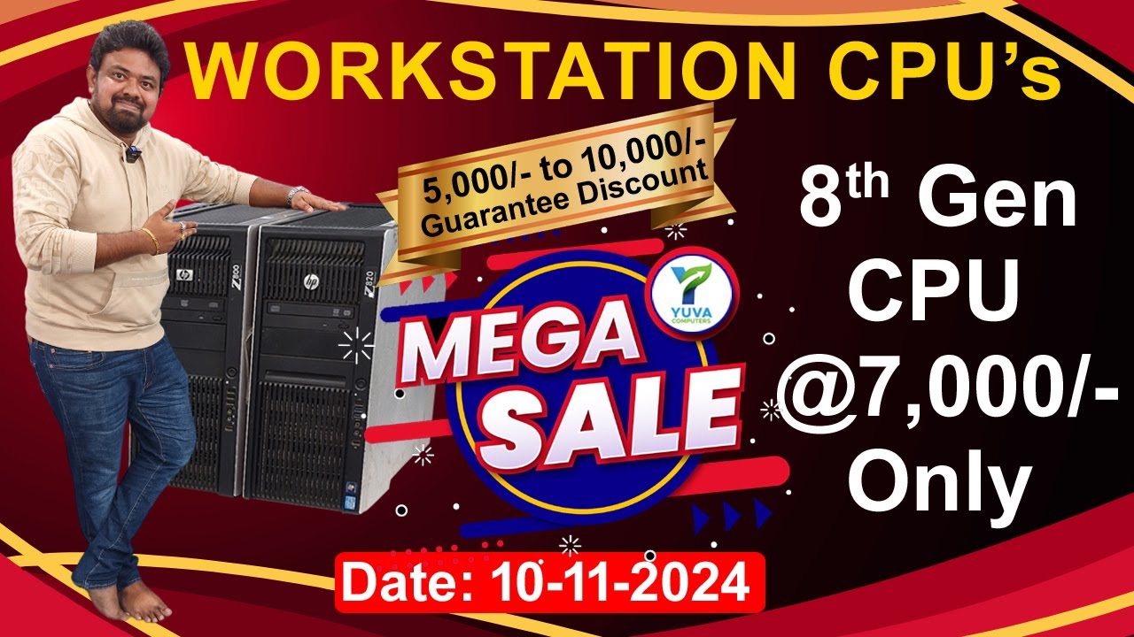 Workstation CPU's MEGA Sale | 8th Gen CPU @7,000/- Only | Yuva ...