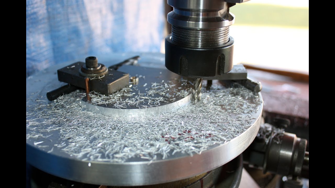 Using A Rotary Table With A Sacrificial Aluminium Machining Plate For ...