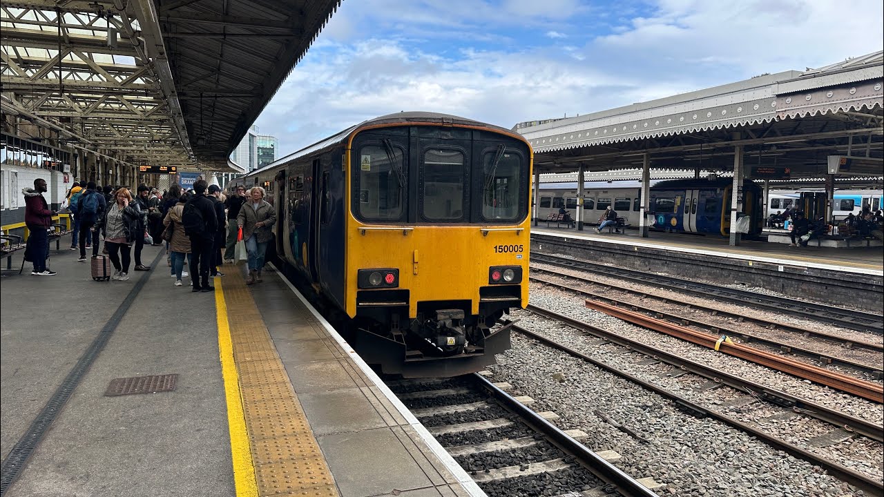 Northern Class 150 Trains Sheffield to Barnsley Rail Ride - YouTube
