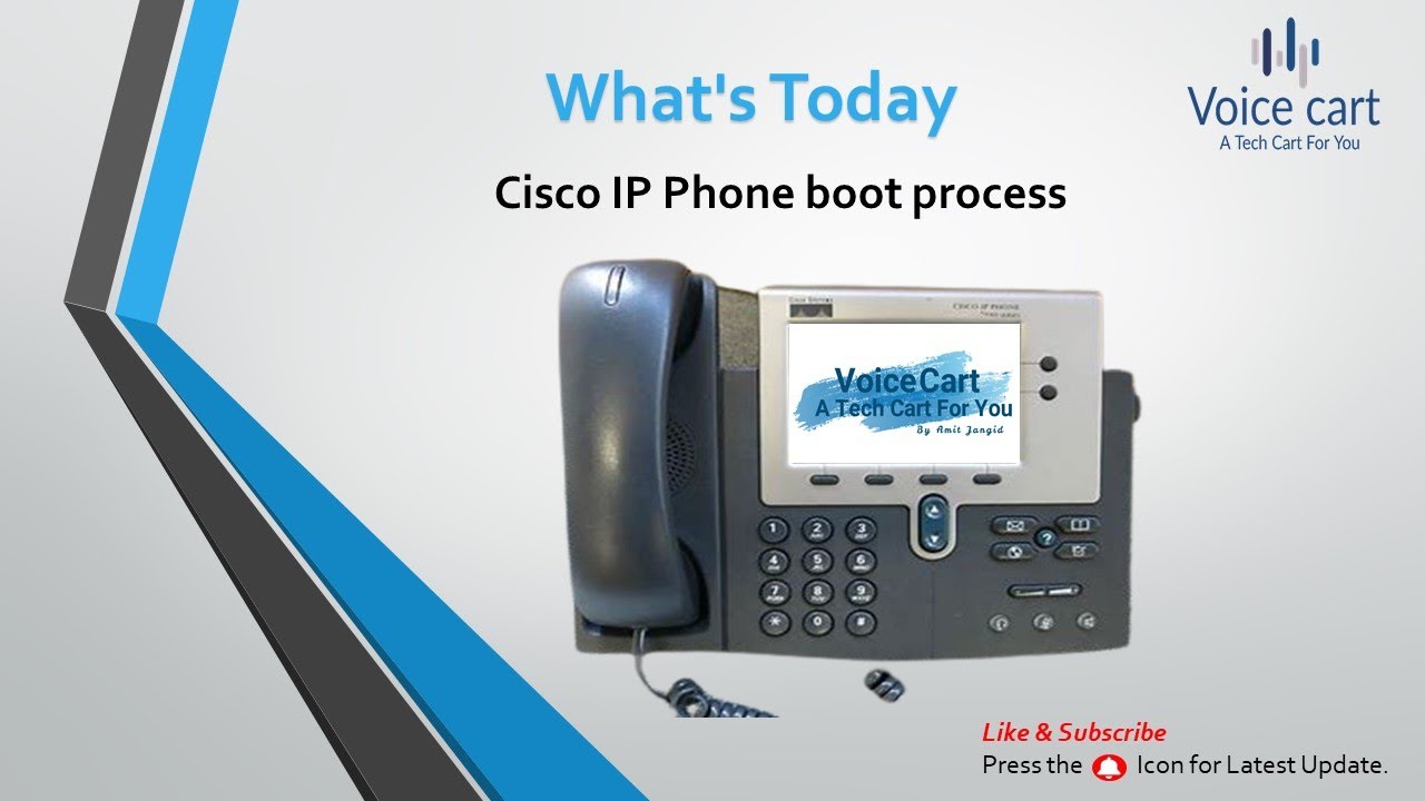 Cisco IP Phone Boot Up Process | Voice Cart - YouTube