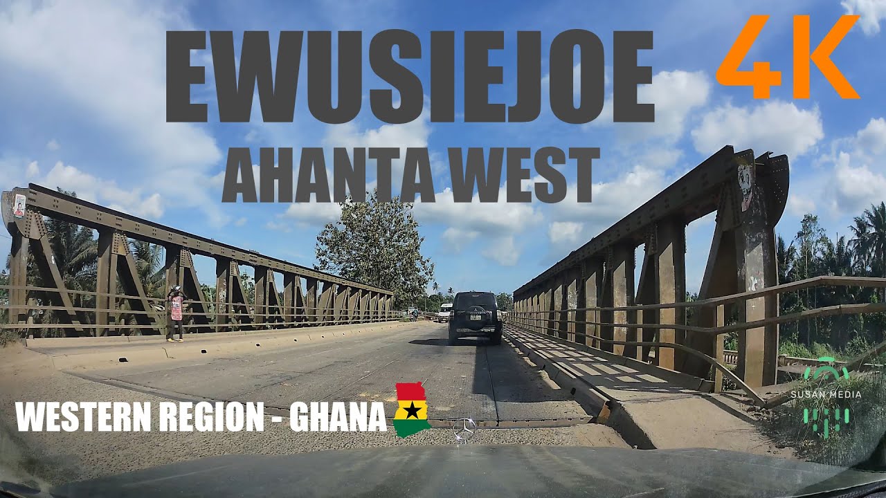 Bokro Drive from Nyamekrom Ewusiejoe Ahanta West Western Region Ghana ...