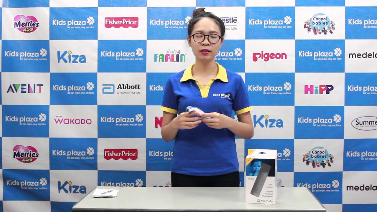 Nhiệt kế điện tử đo trán Microlife FR1DZ1 - YouTube