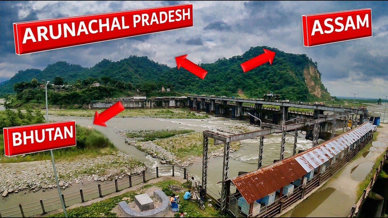Assam, Bhutan & Arunachal Pradesh Share Border Here || Bhairabkunda ...