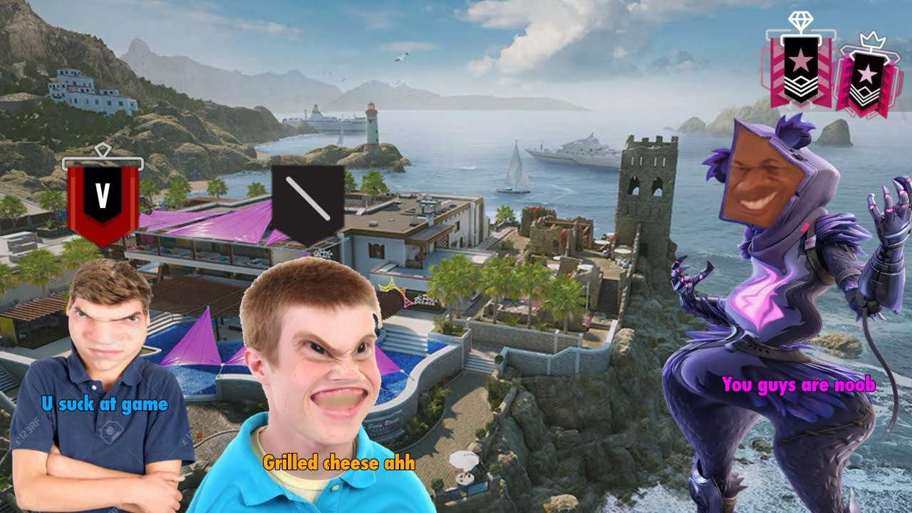 R6 Champion avenges copper Teammates in Epic 1 vs 2 Showdown - YouTube