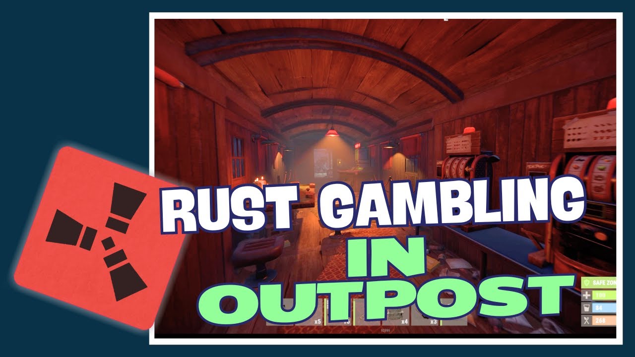 Rust Gambling 1000 Scrap in Outpost, Slots and Wheel - YouTube