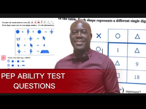 PEP ABILITY TEST QUESTIONS 2023 SOLUTIONS #dellymathsconcepts #pep # ...