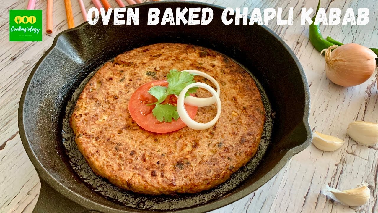 Oven Baked Chapli Kabab Recipe - YouTube
