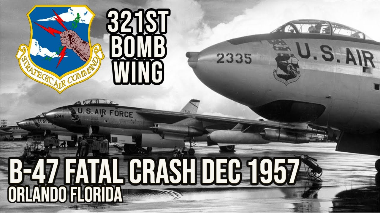 Rare 1957 Film Found! - Day of crash footage? B-47 Stratojets and ...