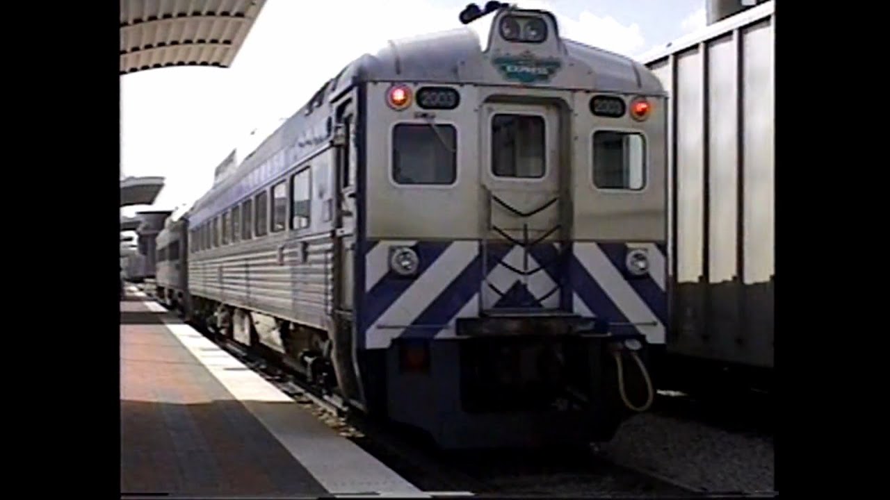 TRE - Trinity Railway Express - Dallas TX - Head End View (RDC's ...