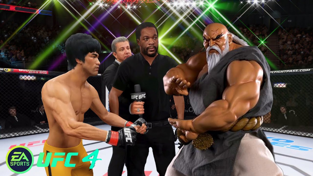 UFC4 Bruce Lee vs Goku EA Sports UFC 4 PS5 - YouTube