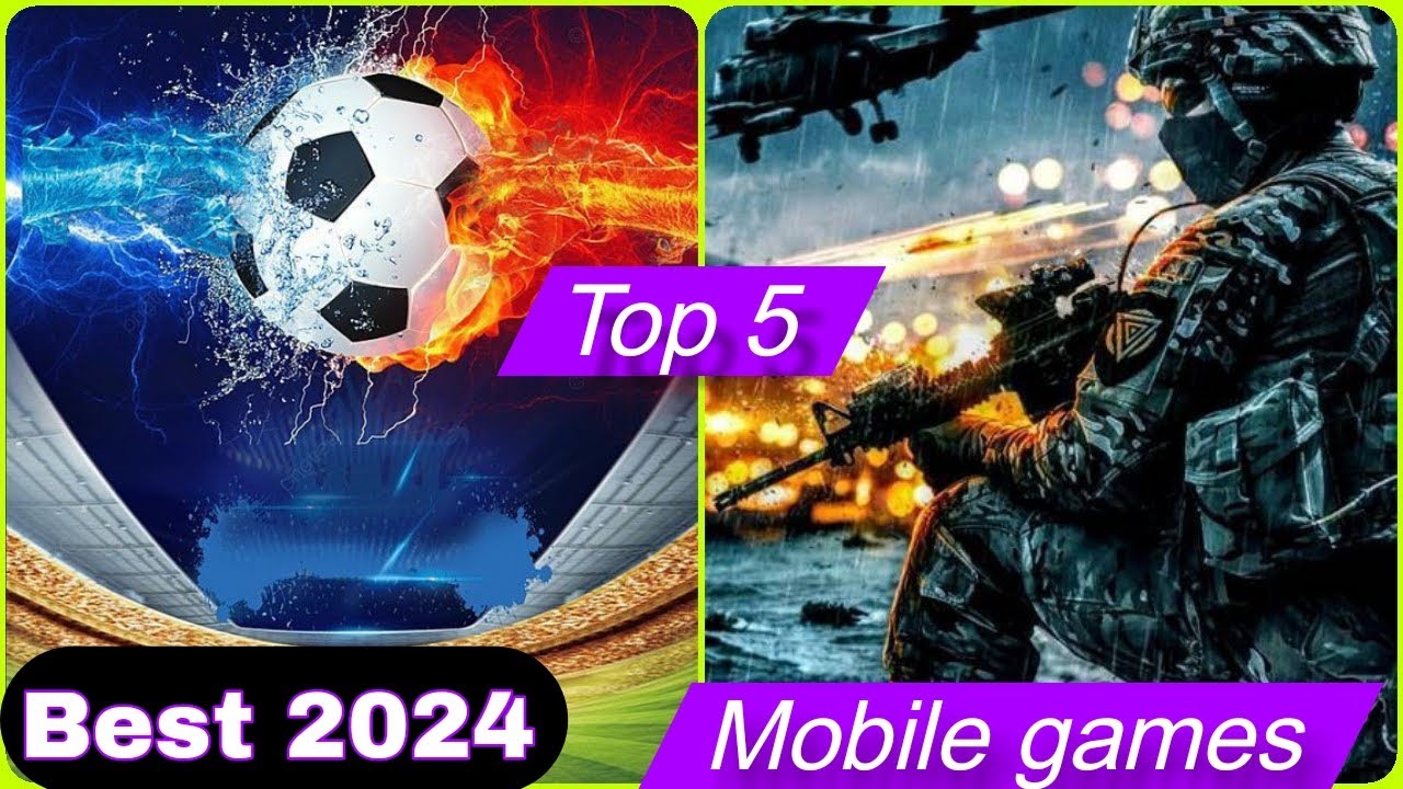 Top 5 mobile game,s 2024 Best offline online games for Android - YouTube