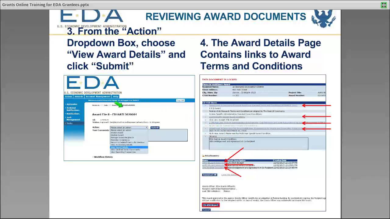 EDA Partnership Planning Webinar for Grantees - YouTube