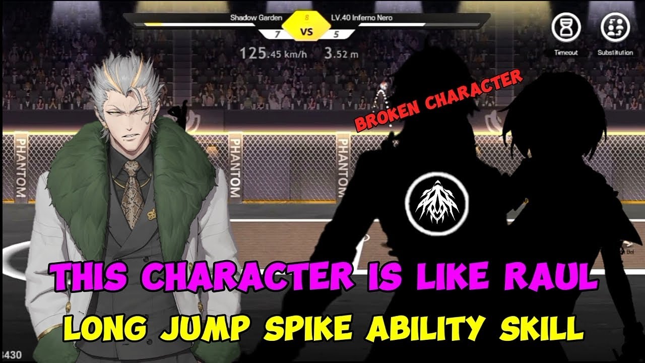 This Character Is Like Raul, Very Broken Long Jump Spike Ability Skill ...