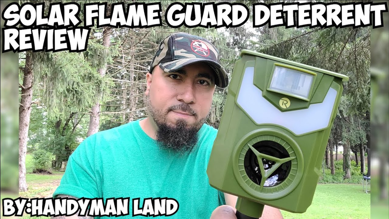 Solar Flame Guard Deterrent Review - YouTube